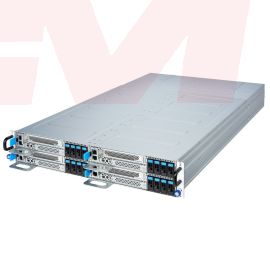 RACKMOUNT.COM 2U Server - Quad Node AMD EPYC™ 9004 Edge Server - ES411
